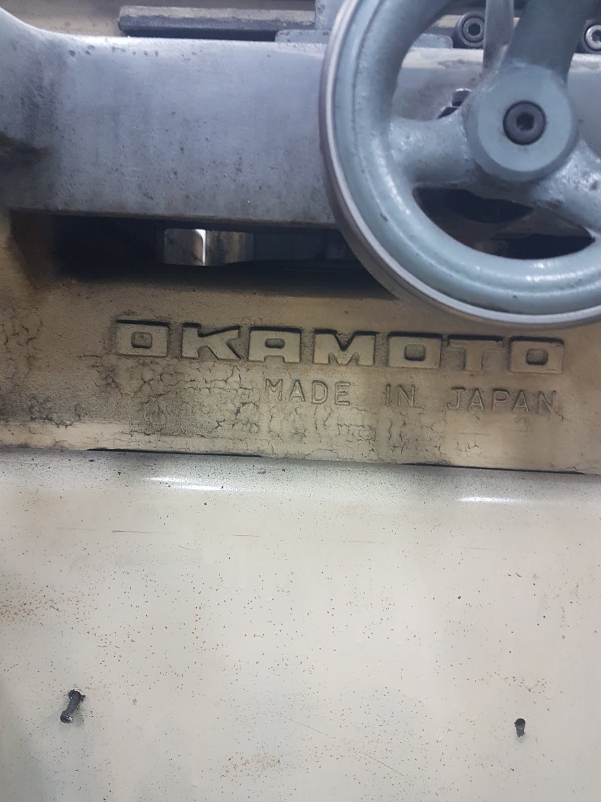 Okamoto surface grinding machine with Sony DRO (20171030) – Absolute ...